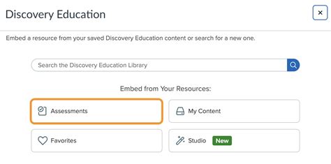 Assignments And Assessment Builder In Canvas Discovery Education Help Center