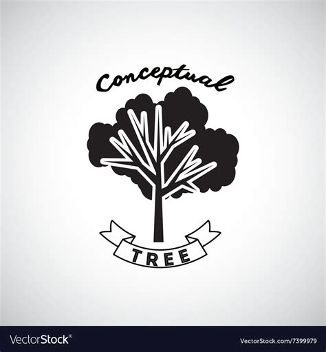 Conceptual Tree Design Royalty Free Vector Image