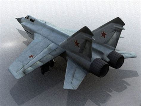 Mig 31 Mig 31 3d Model