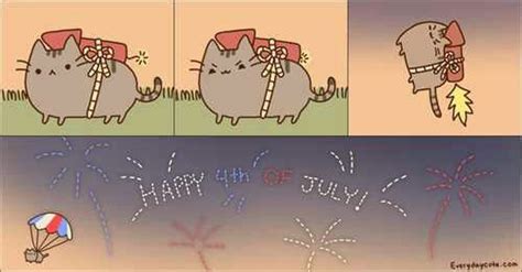 4th July Pusheen Cat Pusheen Comics