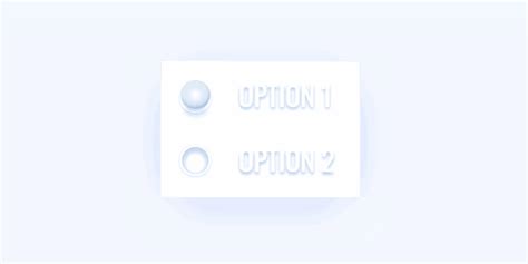 Neumorphic Toggle Ui Design