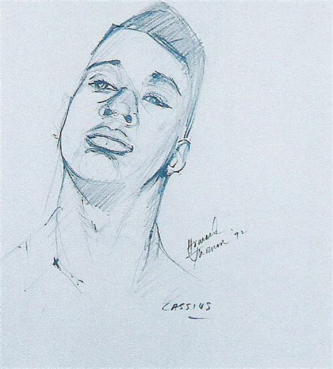 Cassius Drawing By Howard Stroman Fine Art America