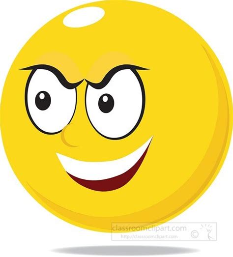 Devil Smiley Face Clipart