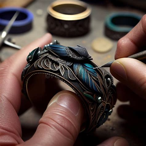 Jewelry In A Close Up Shot Macro Shot Made With Generative Ai Tools