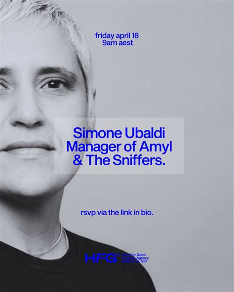 Tomorrow We Interview The Legend Simone Ubaldi After Amyl And The Sniffers Here For Good