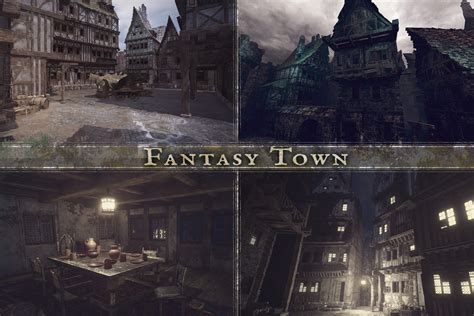 Fantasy Town 3d 판타지 Unity Asset Store