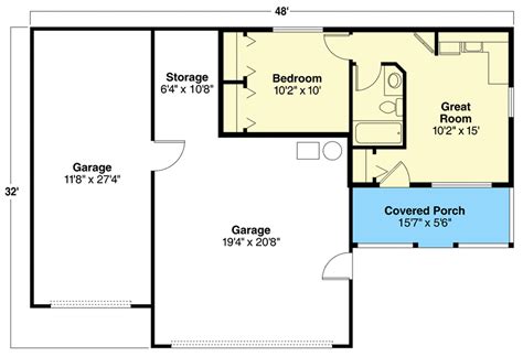 1 Bed Traditional House Plan With 3 Car Garage 720066da