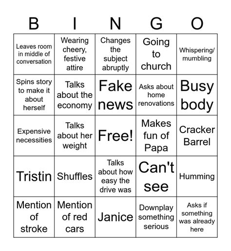 Meme Bingo Card