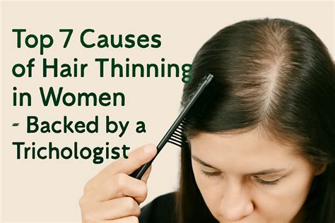 Top 7 Causes Of Hair Thinning In Women Tricho Solutions
