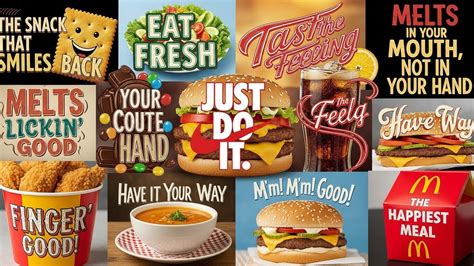 229 Popular Food Slogans That Make You Hungry Slogan Loop