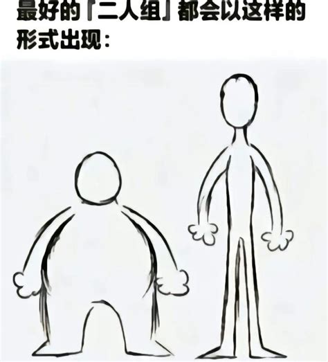 胖和瘦图片卡通简笔画怎么画（共10张）简笔画图片大全