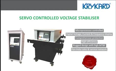 Three Phase Servo Controlled Voltage Stabiliser For Industrial 1000
