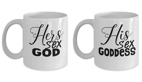 His Hers Mugs I Love Sex Couple Mug Set Valentines Etsy