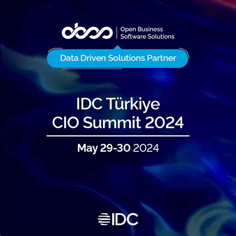 Idcciosummit Obss Datadrivensolutions Powerofdata Obss