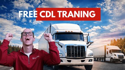 Free Cdl Training You Go To Cdl School For Free Learn How Driving