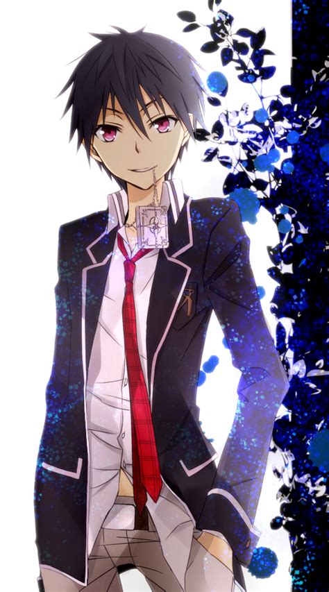 Tsukimori Usako Kasuga Arata Trinity Seven 1boy Black Hair Book