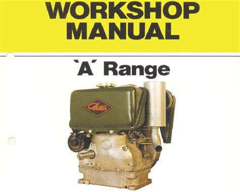 Lister Petter A Range Ab1 Ac1 Ac1z Ac1zs Ac2 Ab1w Ac1w Ac2w Engines