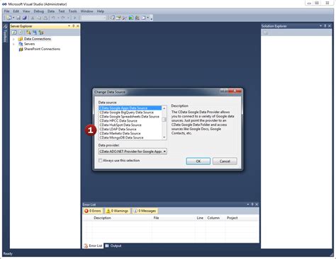 Data Source Selection Select The Cdata Quickbooks Online Data Source