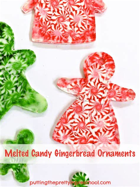 Melted Peppermint Candy Ornaments