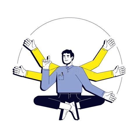 Personal Efficiency Vector Illustration Concept Stock Vector