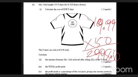 Free Csec Class Consumer Arithmetic April 2021 Youtube