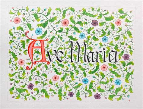Ave Maria Original Art T For Catholic Mothers Sacred Catholic