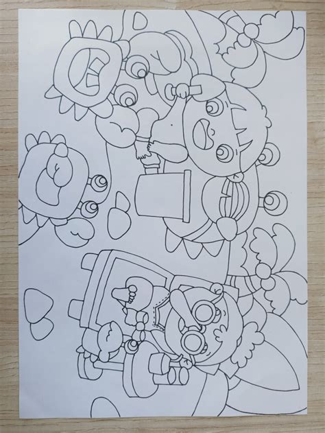 儿童画线稿 高清图片，堆糖，美图壁纸兴趣社区