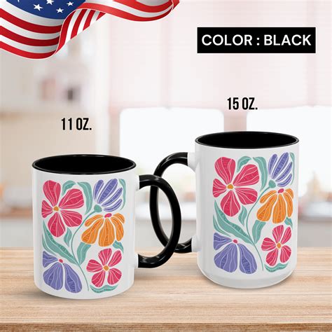 Anti Trump Floral Coffee Mug Subtle Anti Maga Fdt Mug Feminist