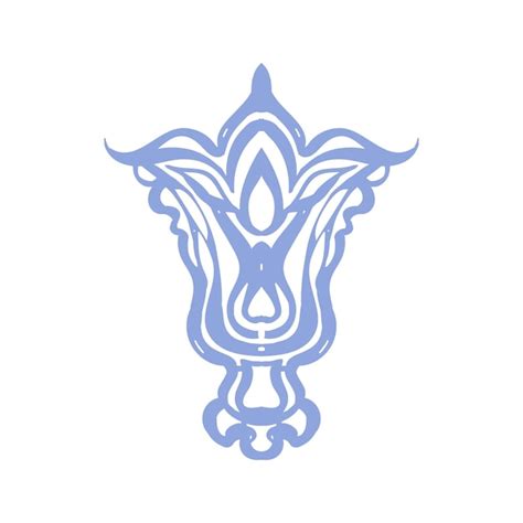 Premium Vector Abstract Floral Design Element