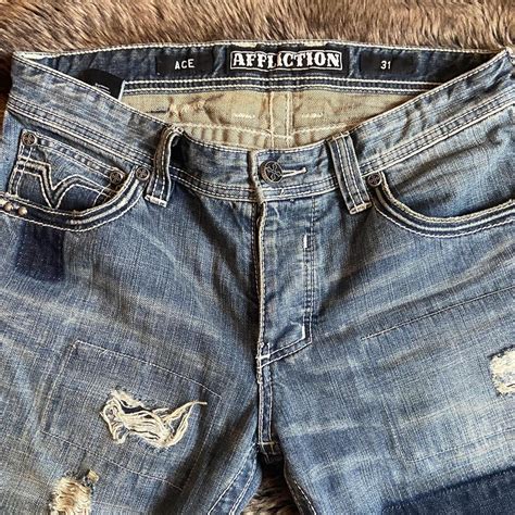 Vintage Ace Affliction Jeans Bootcut Fit Depop