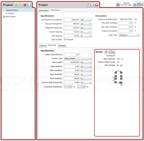 Deck Slab Design Spreadsheet Pertaining To Slab Calculator For Fiber Reinforced Concrete Slabs