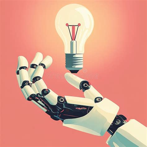 Robot Gives Idea Ai Chatbot Answering Problem Solving Concept Flat