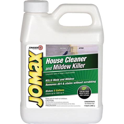 Zinsser 60104 Jomax House Cleaner And Mildew Killer 1 Qt Voomi Supply