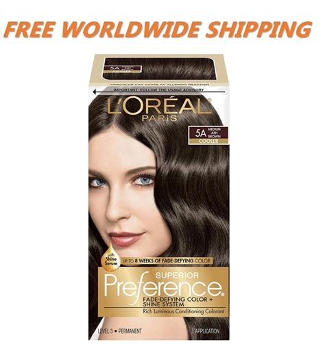 Light Ash Brown Hair Color Loreal