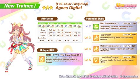 Should You Pull For Agnes Digital In Umamusume Pretty Derby Gamedaily