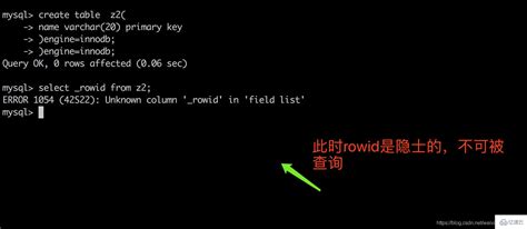 Mysql隐藏字段rowid在什么时候是可见的 Mysql数据库 亿速云 Mysql隐藏字段rowid在什么时候是可见的 Mysql数据库 亿速云