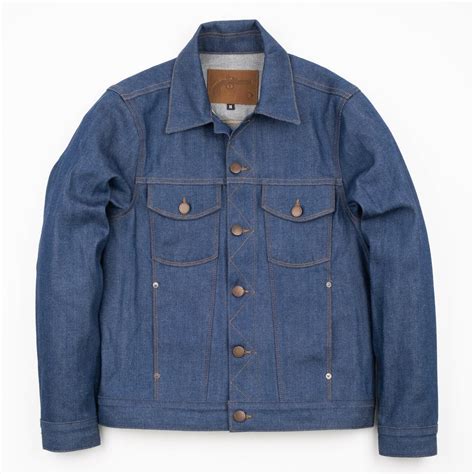 Classic Denim Jacket Vintage Blue Asher Goods Co