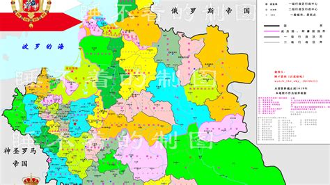 平独镇露！——高清波兰立陶宛鼎盛时行政区划地图 哔哩哔哩