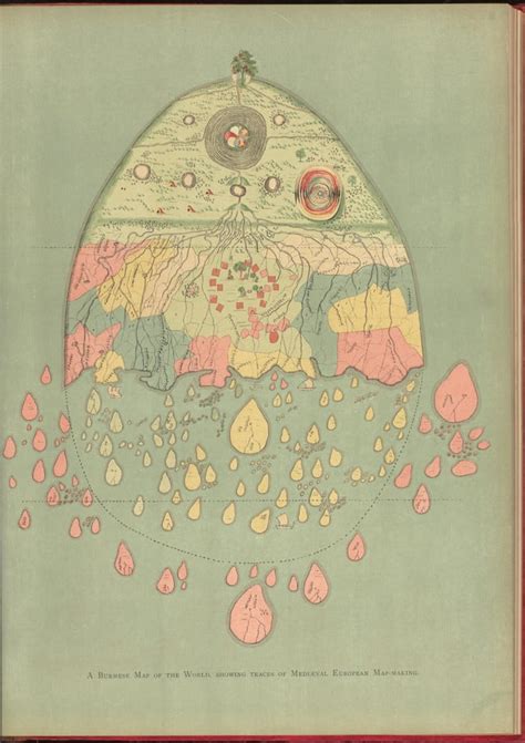 The New Physiognomy Map From 1889 Depicting Johann Friedrich