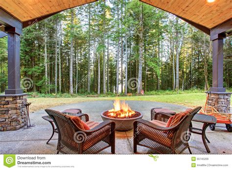 Large Back Yard With Grass Stock Image Image Of Architecture Landscape 55745209