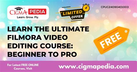 Learn The Ultimate Filmora Video Editing Course Beginner To Pro Free