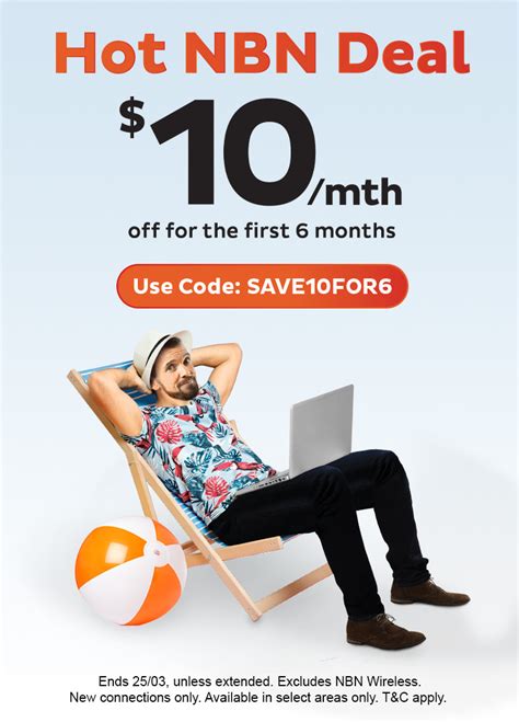 Nbn® Plans Save 10 A Month For 6 Months Iinet