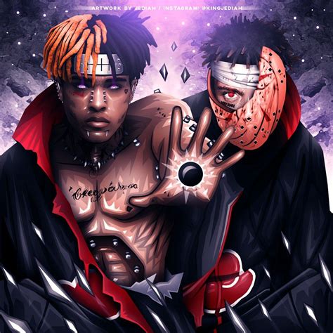 Xxxtentacion X Naruto Wallpapers Wallpaper Cave