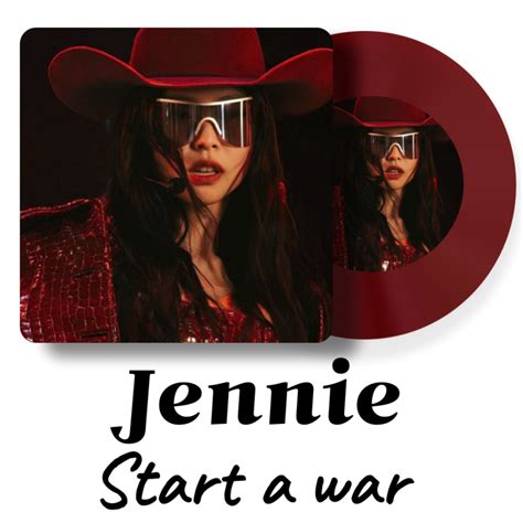 제니 Jennie Start A War 가사해석 발음 네이버 블로그