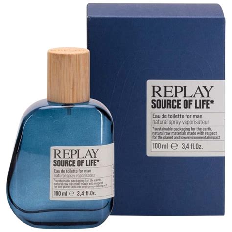 Perfume Replay Source Of Life Edt 100ml Masculino