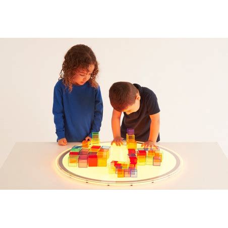 Ensemble De Cubes Translucides 54 Pièces
