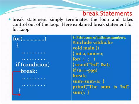 C Lecture 4 Nested Loops And Jumping Statements Slideshare Ppsx