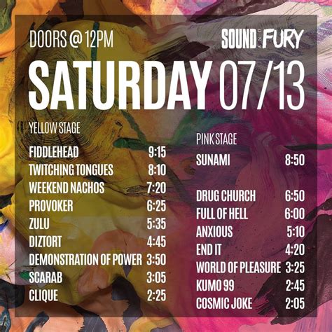 Sound And Fury Announces 2024 Set Times