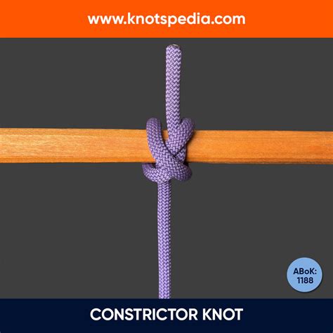 How To Tie A Constrictor Knot Step By Step