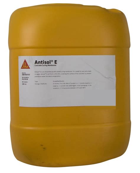 Sika Antisol E Emulsion 25l Wax Based Pinnacle Construction Products
